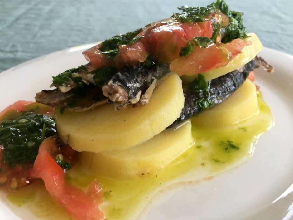 Receta marinera con anchoas y salsa verde-Blog de Conservas Olasagasti